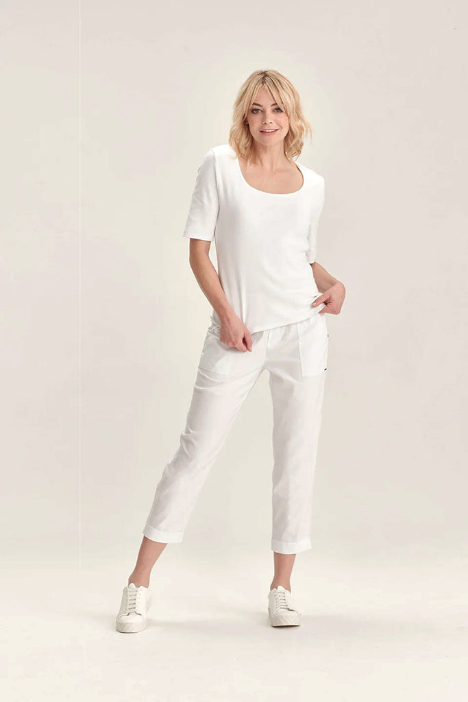 Acrobat Essex Pant in White – Arielle Clothing